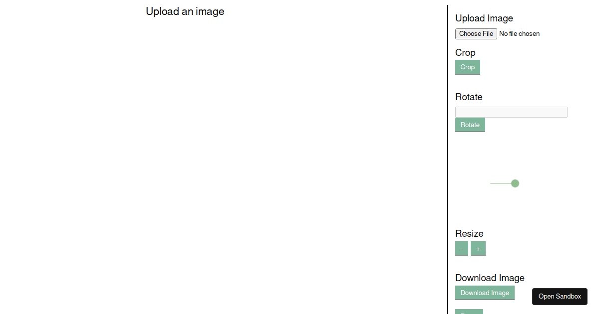 Image-Editor (forked) - Codesandbox