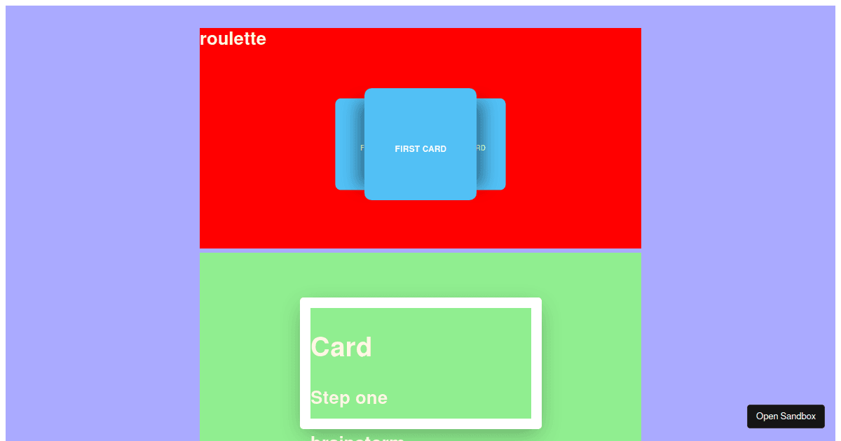 Tester Forked Codesandbox