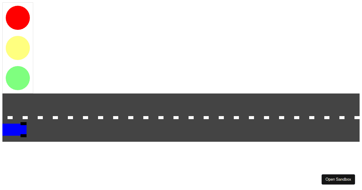 xstate-traffic-light - Codesandbox