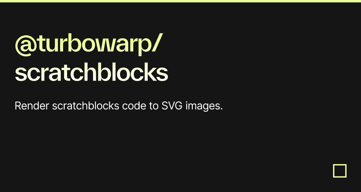 @turbowarp/scratchblocks - Codesandbox
