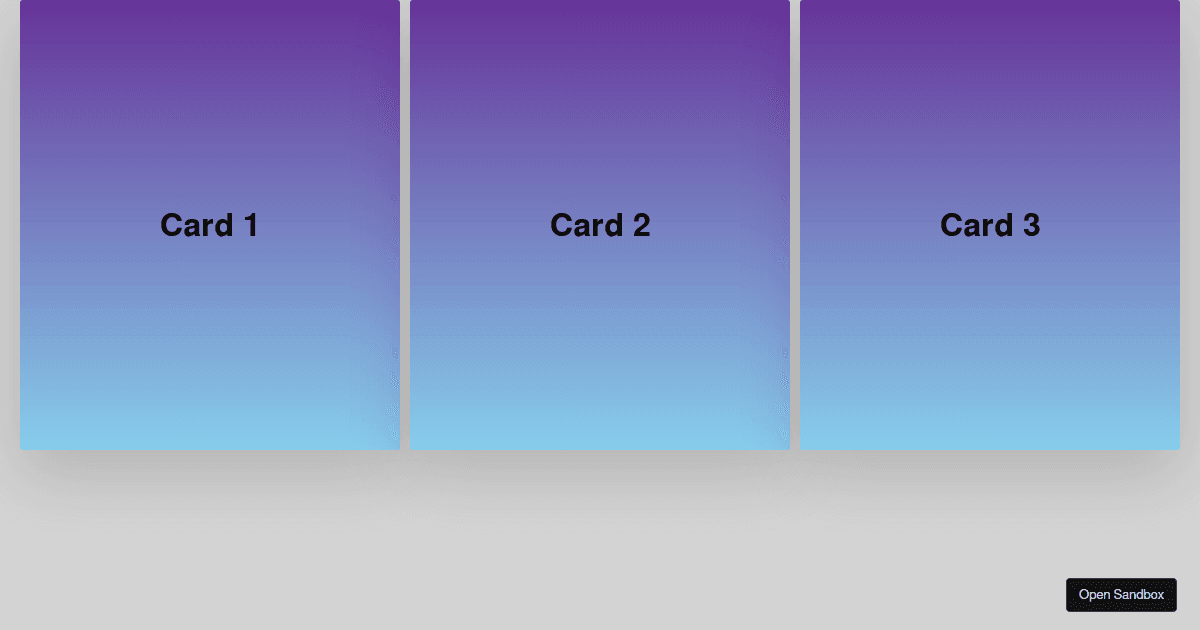 Flip cards - Codesandbox