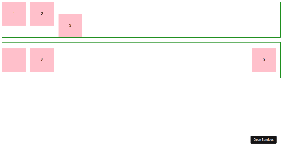 FlexLayout - Codesandbox