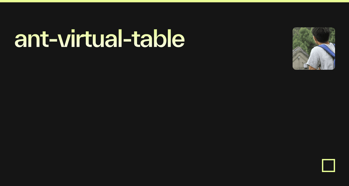 ant-virtual-table - Codesandbox