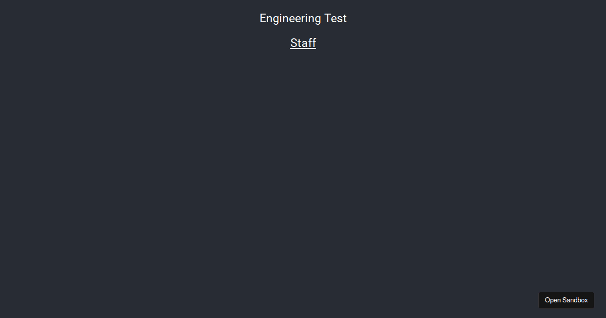 front-end - Codesandbox