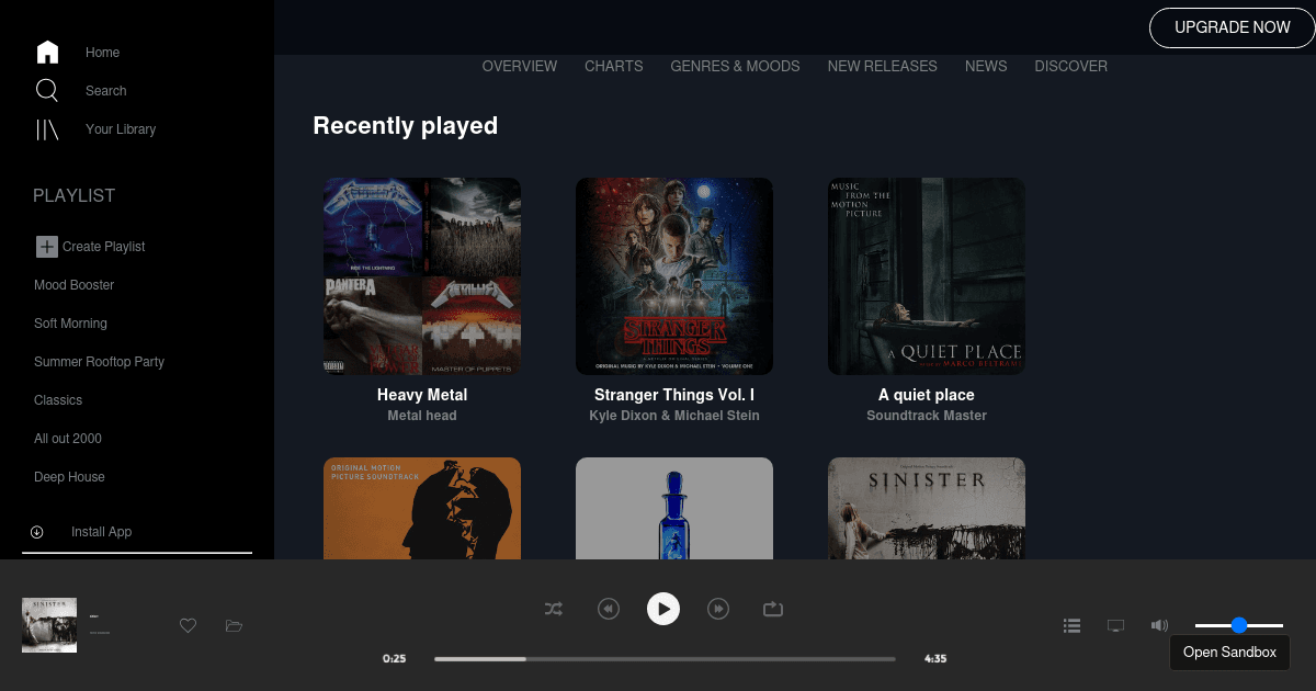 carolarruda/html-spotify-challenge - Codesandbox