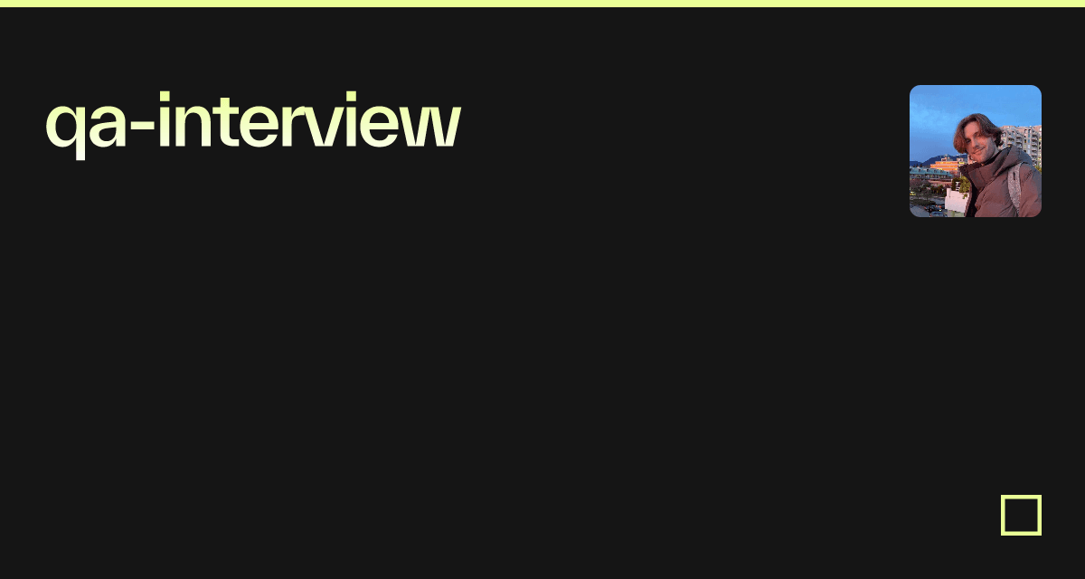 qa-interview - Codesandbox