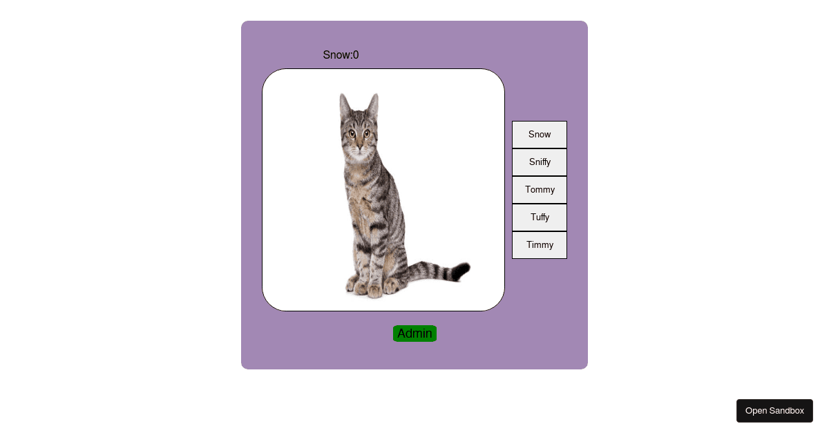 Santcode123cat Click Assignment Using Javascript Codesandbox 4200
