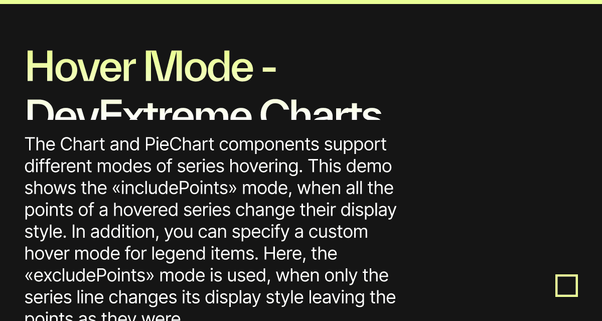 Hover Mode - DevExtreme Charts - Codesandbox