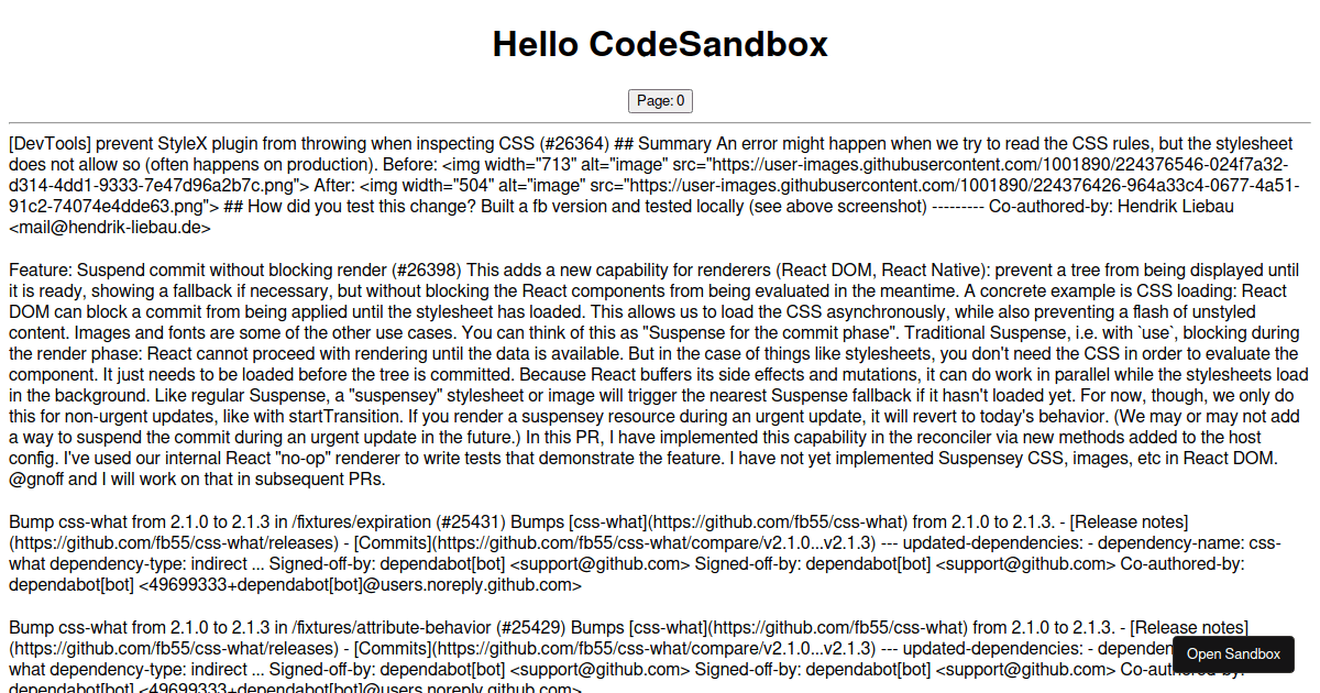 useSWR-api-call-pagination - Codesandbox