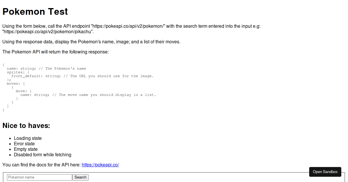 pokemon-test - Codesandbox