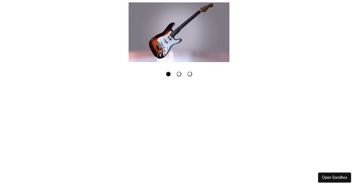 Slideshow Codesandbox
