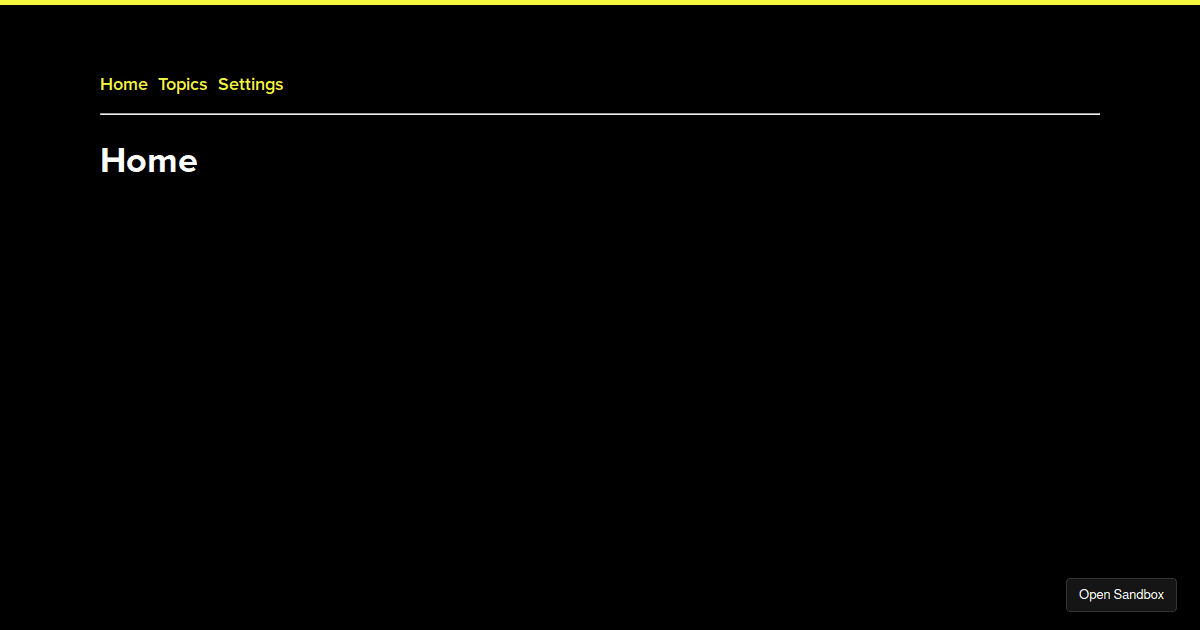 Code Splitting - Codesandbox