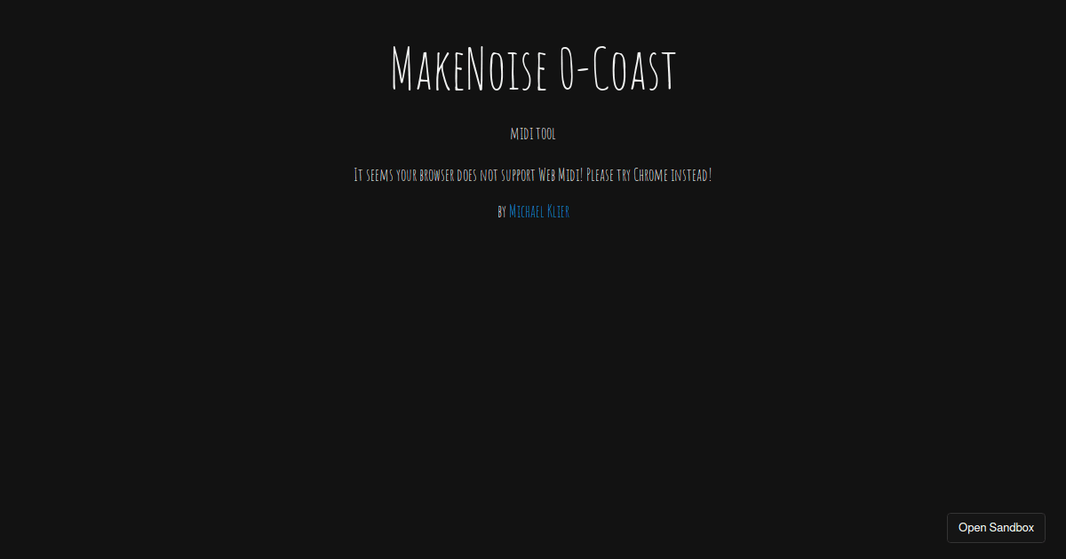 makenoise-0coast-midi-tool (forked) - Codesandbox