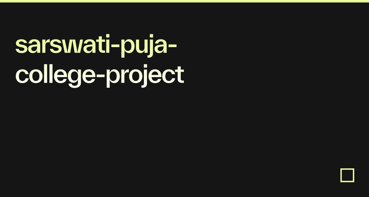 sarswati-puja-college-project - Codesandbox