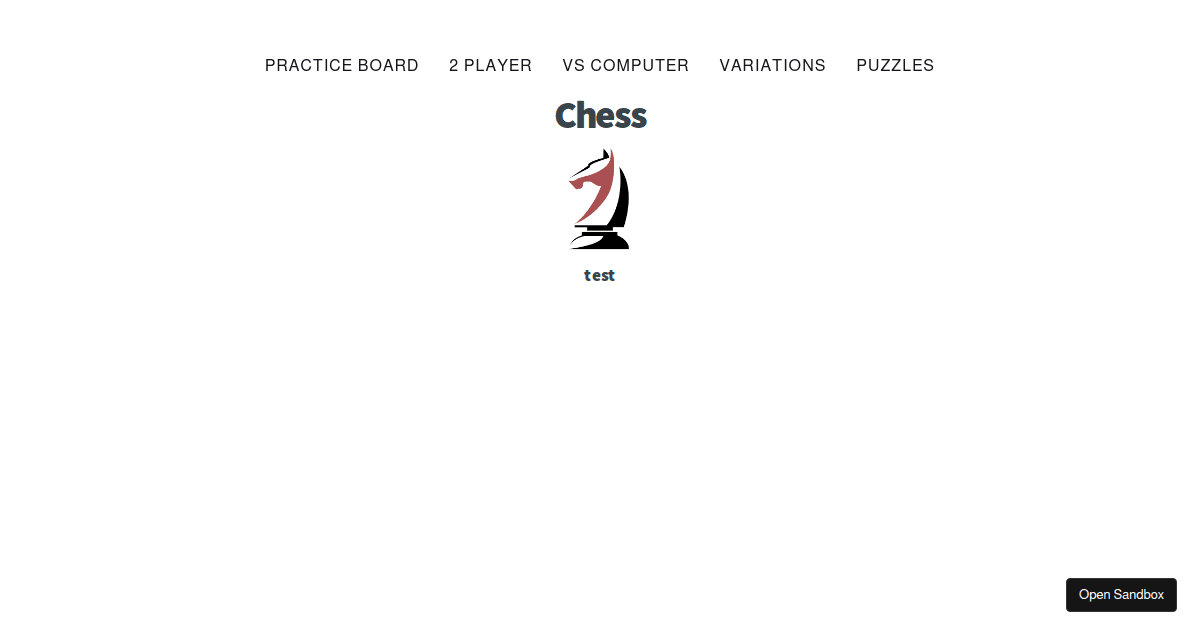 chess - Codesandbox