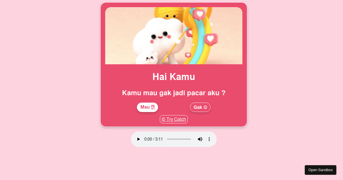 bucin - Codesandbox