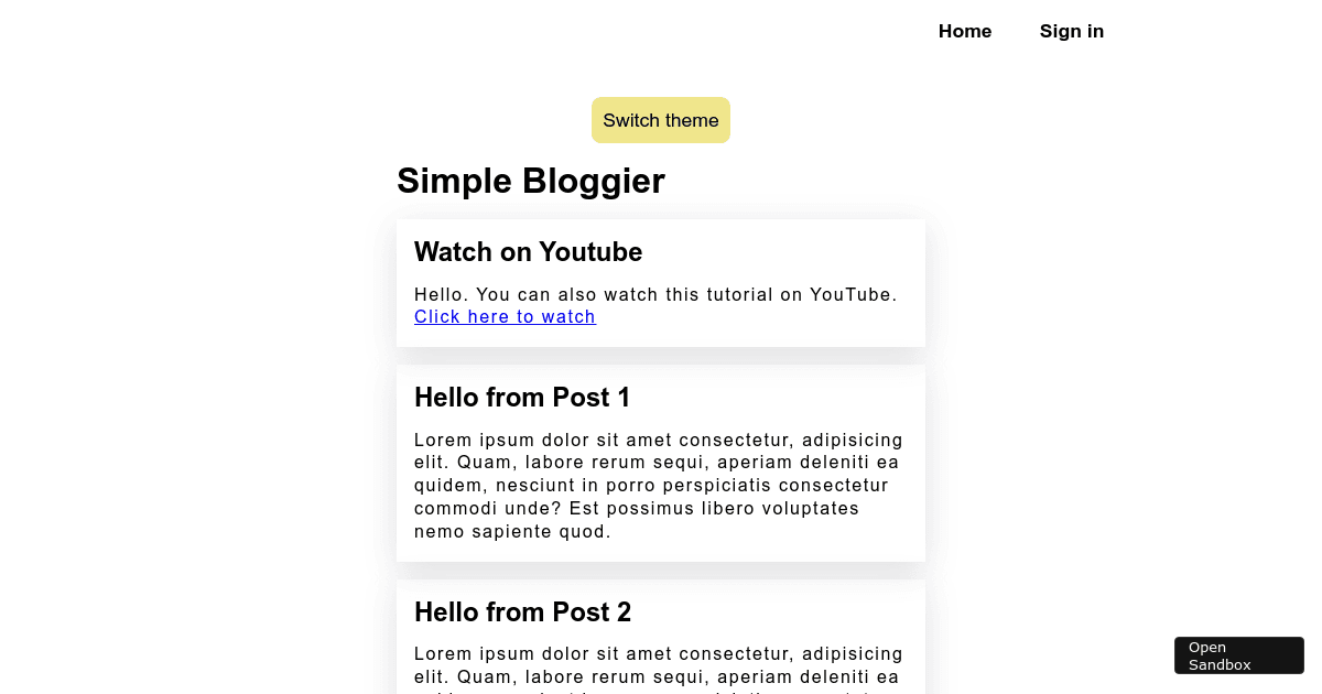 Javascript-theme-switcher - Codesandbox