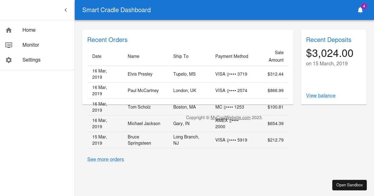 Material UI (forked) - Codesandbox