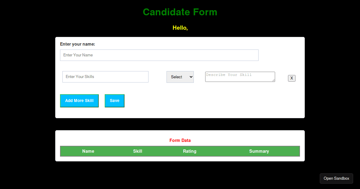 Bharti-Parmar/Form_Using_ReactJs-2 - Codesandbox