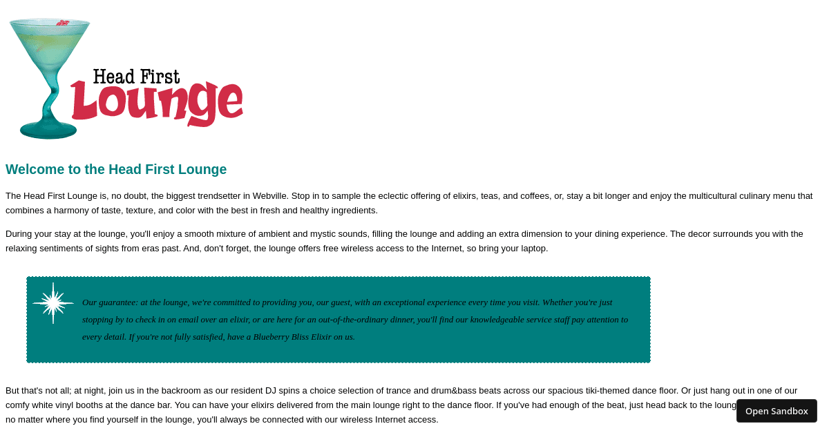 Chapter 9 Exercises Codesandbox