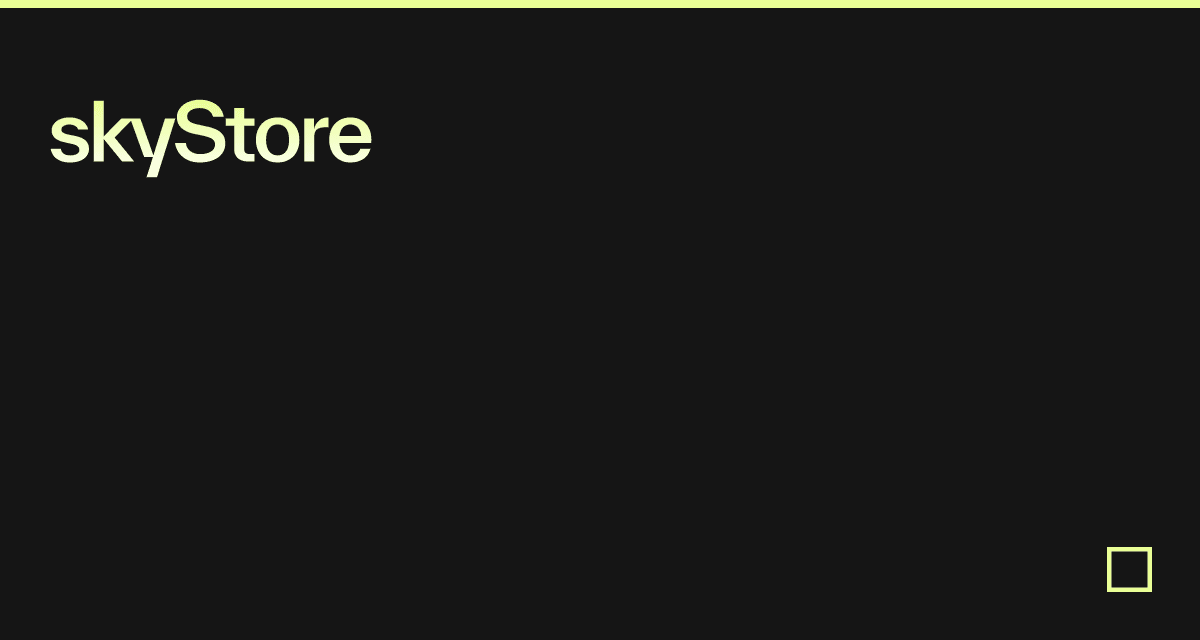 skyStore - Codesandbox