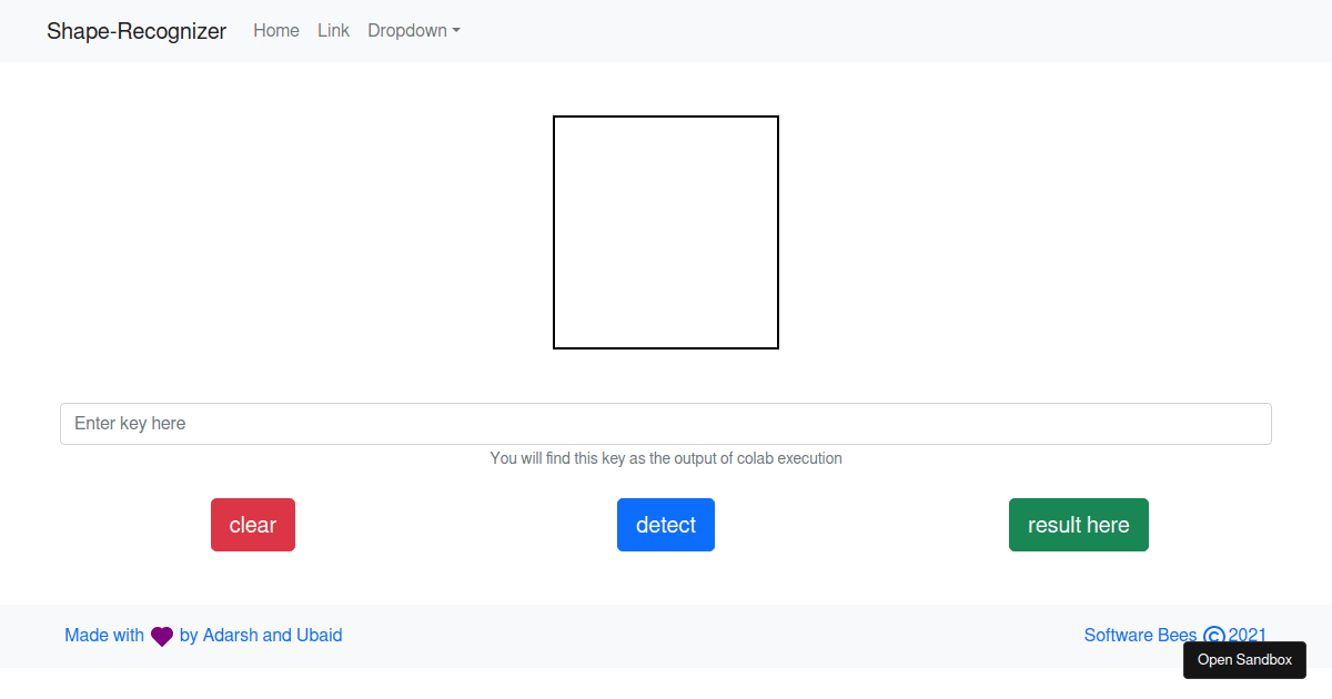Shape-Recognizer - Codesandbox