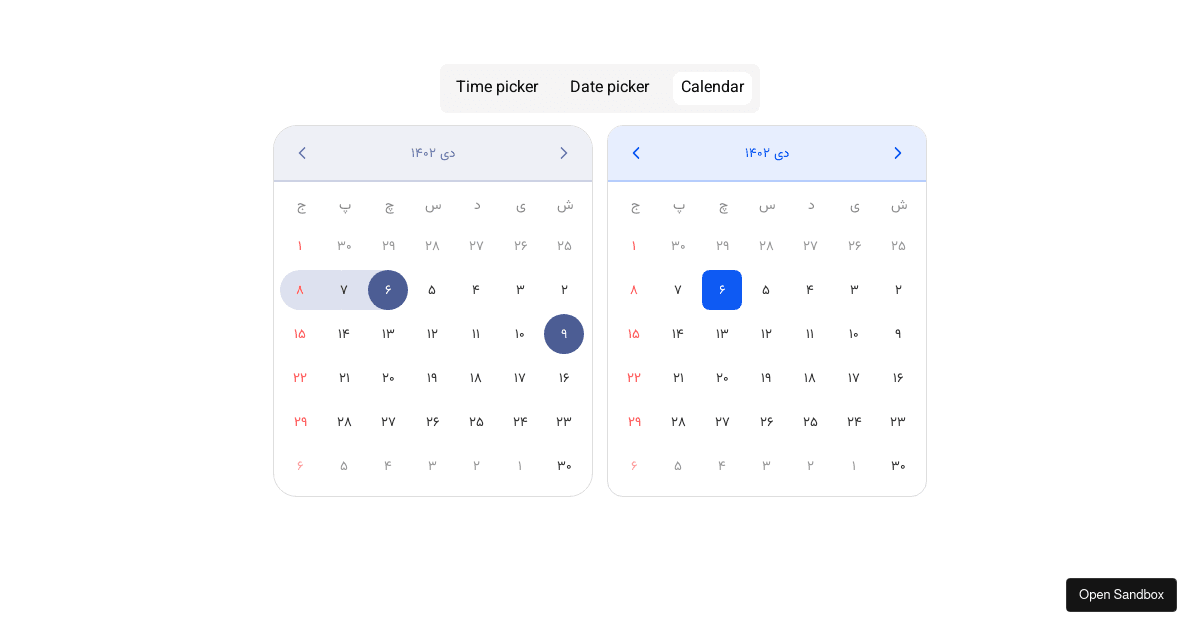 new-version-date-picker - Codesandbox