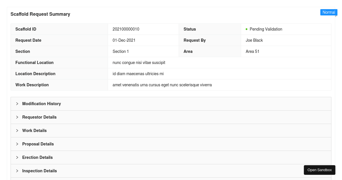 request-summary - Codesandbox