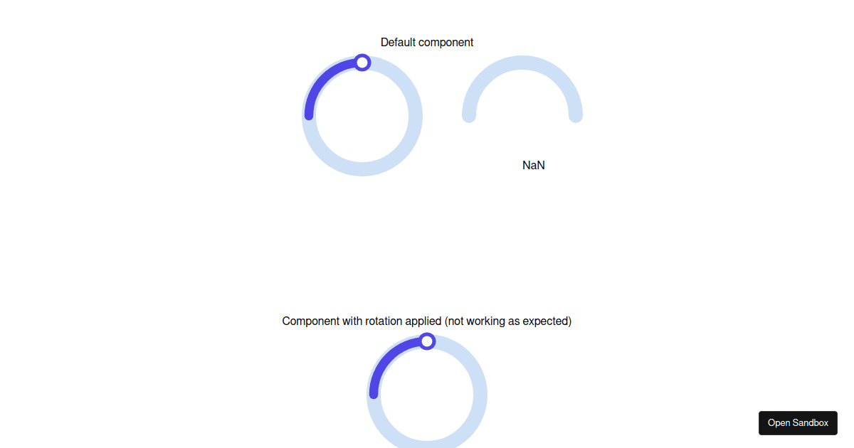React Circular Input 30 Forked Codesandbox