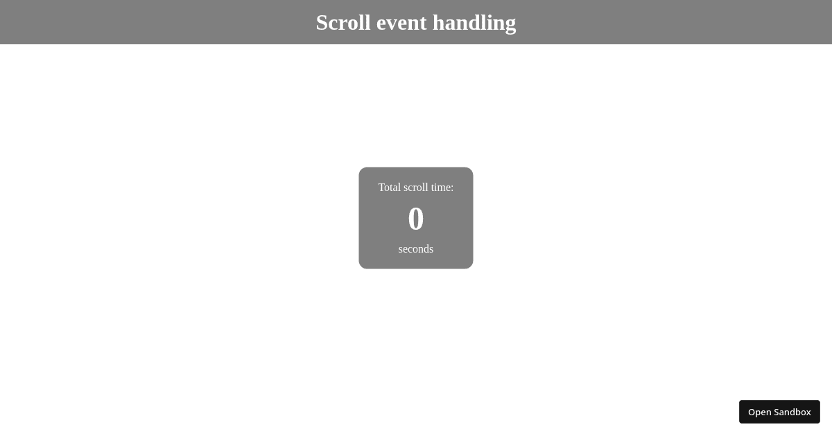 efficient-scrolling-techniques - Codesandbox
