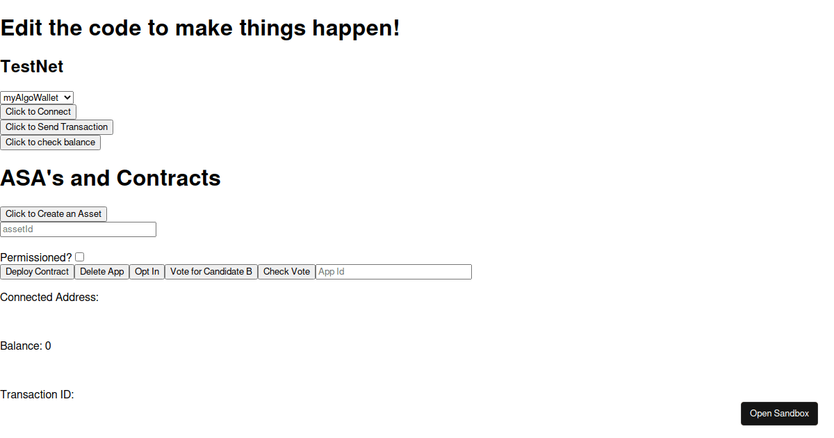 example - Codesandbox