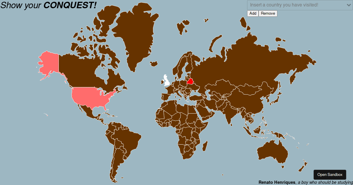 Vue World Map (forked) - Codesandbox