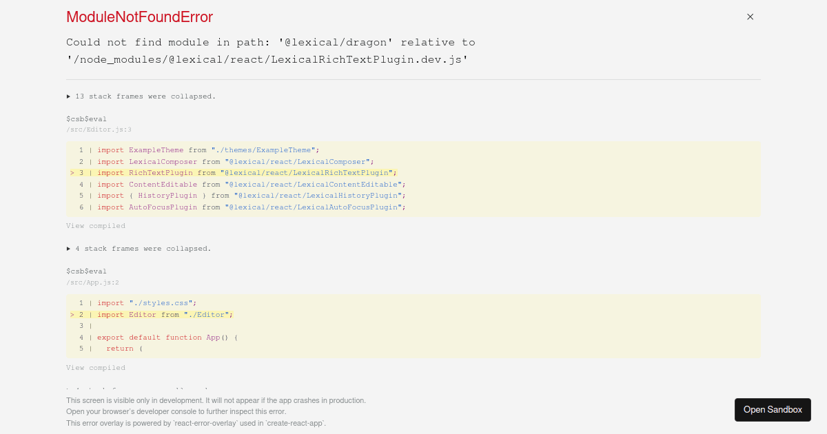 lexical-rich-text-example (forked) - Codesandbox lexical-rich-text-example (forked) - Codesandbox