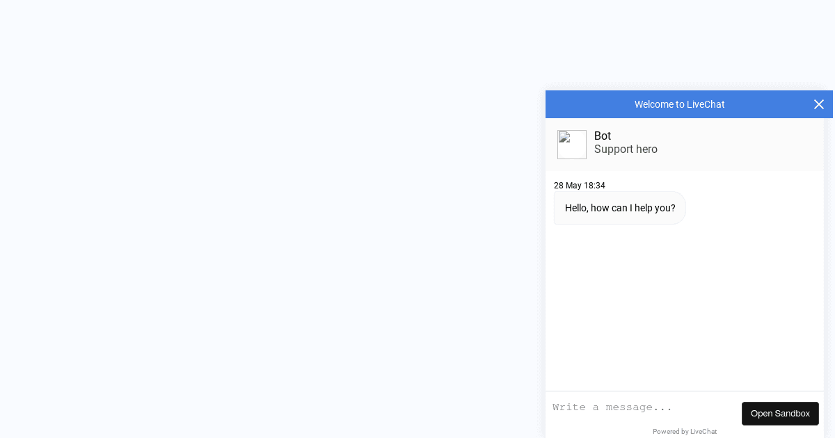 chat-widget-sample (forked) - Codesandbox