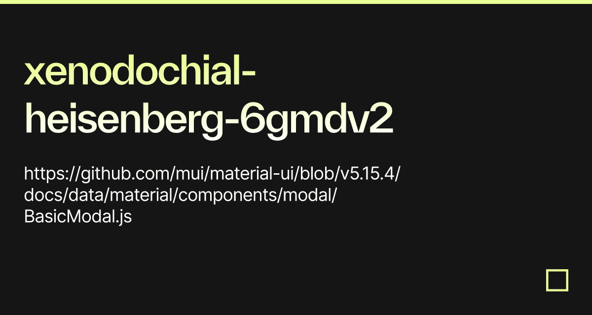 xenodochial-heisenberg-6gmdv2 - Codesandbox