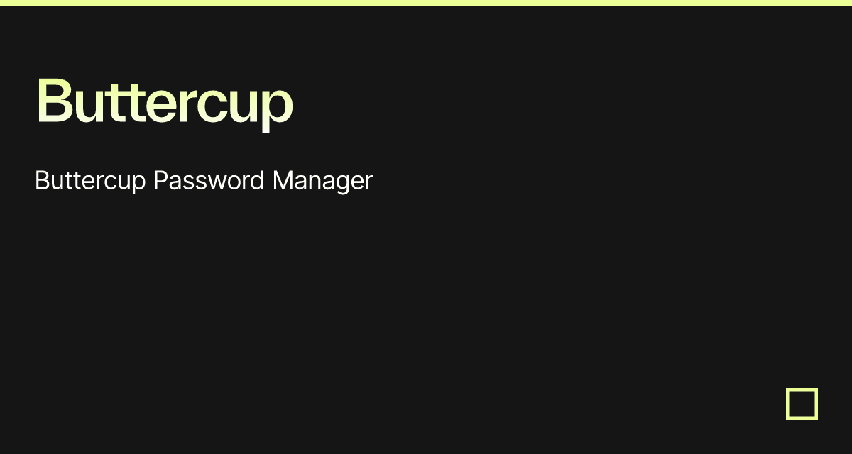 Buttercup - Codesandbox