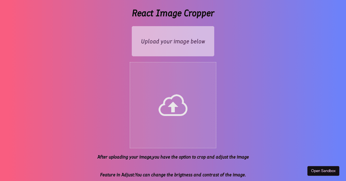 internship - Codesandbox