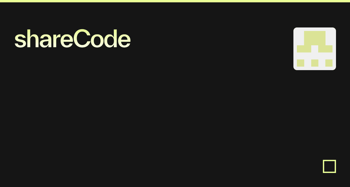 shareCode - Codesandbox