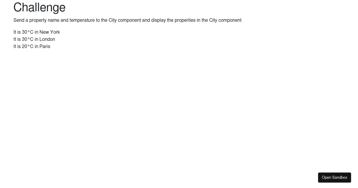 React / Properties Solution (forked) - Codesandbox