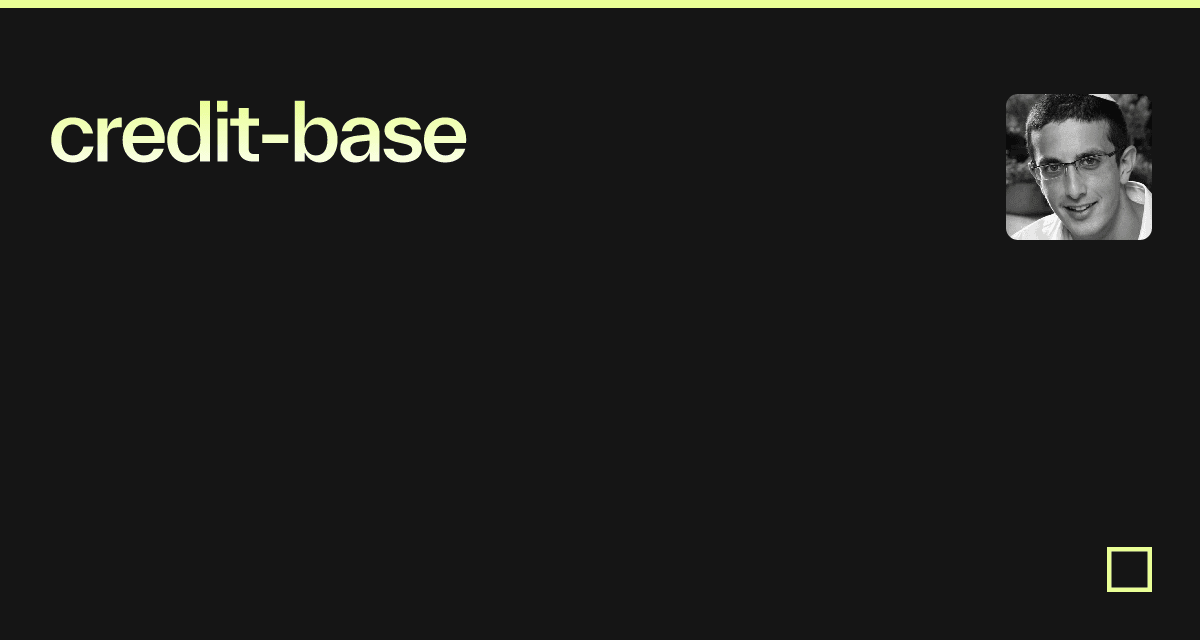 credit-base - Codesandbox