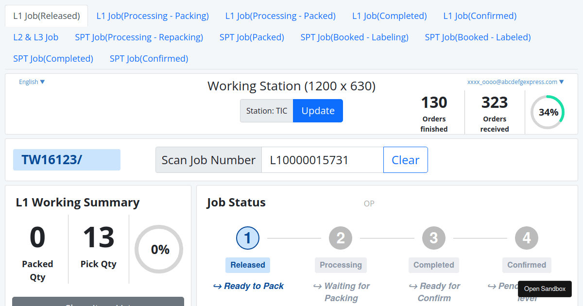 Working Station - Summary - Codesandbox