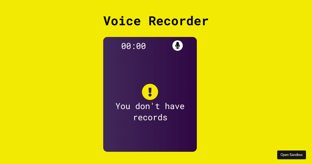 voice-recorder-ts-version - Codesandbox