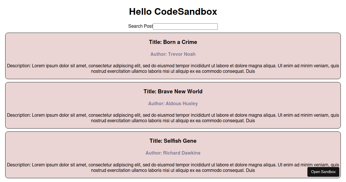 Lifting up the state example - Codesandbox