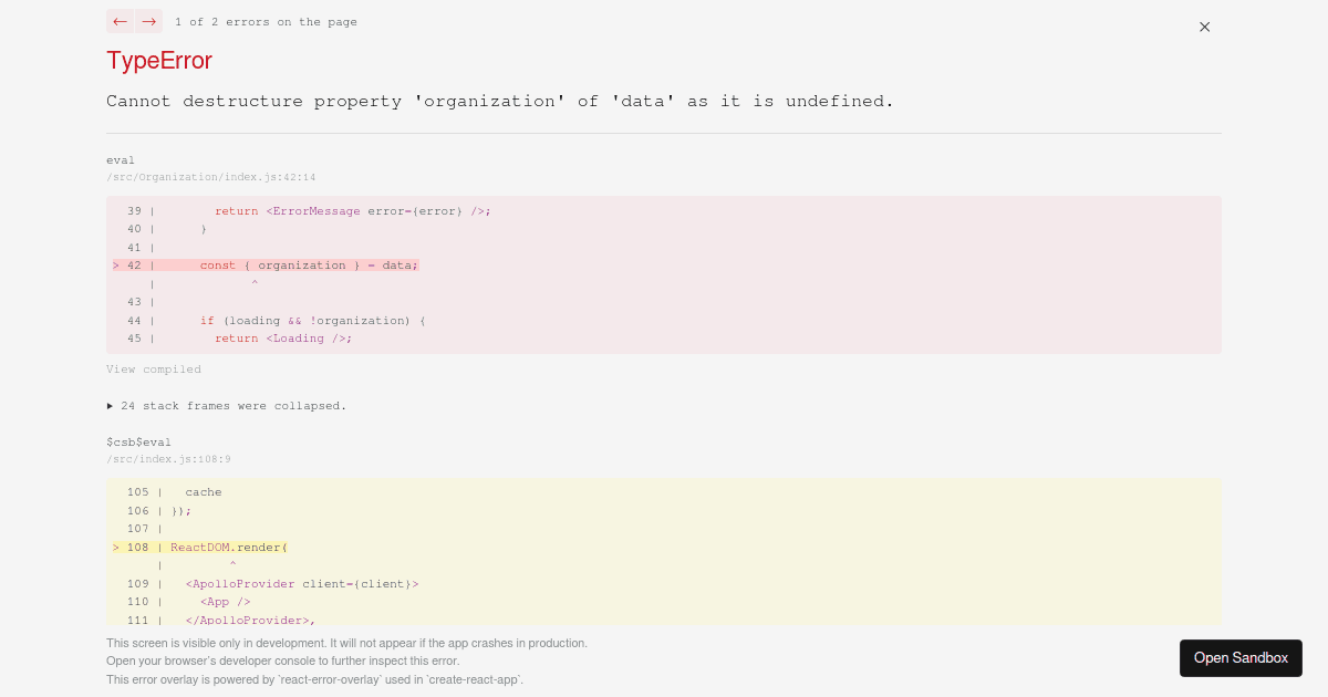 A Complete React With Apollo And Graphql Tutorial Codesandbox