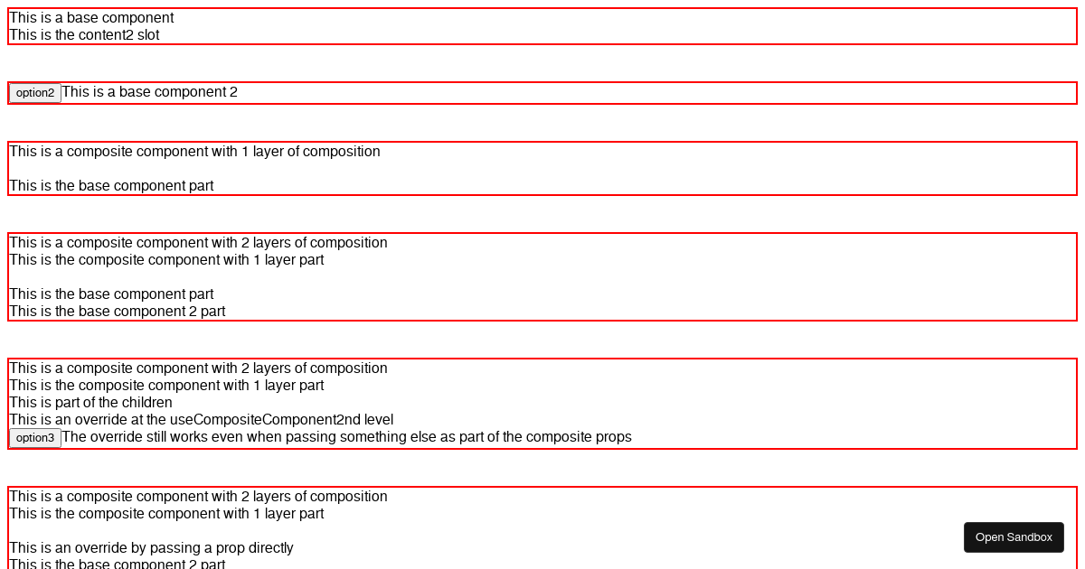 Double composite components - Codesandbox