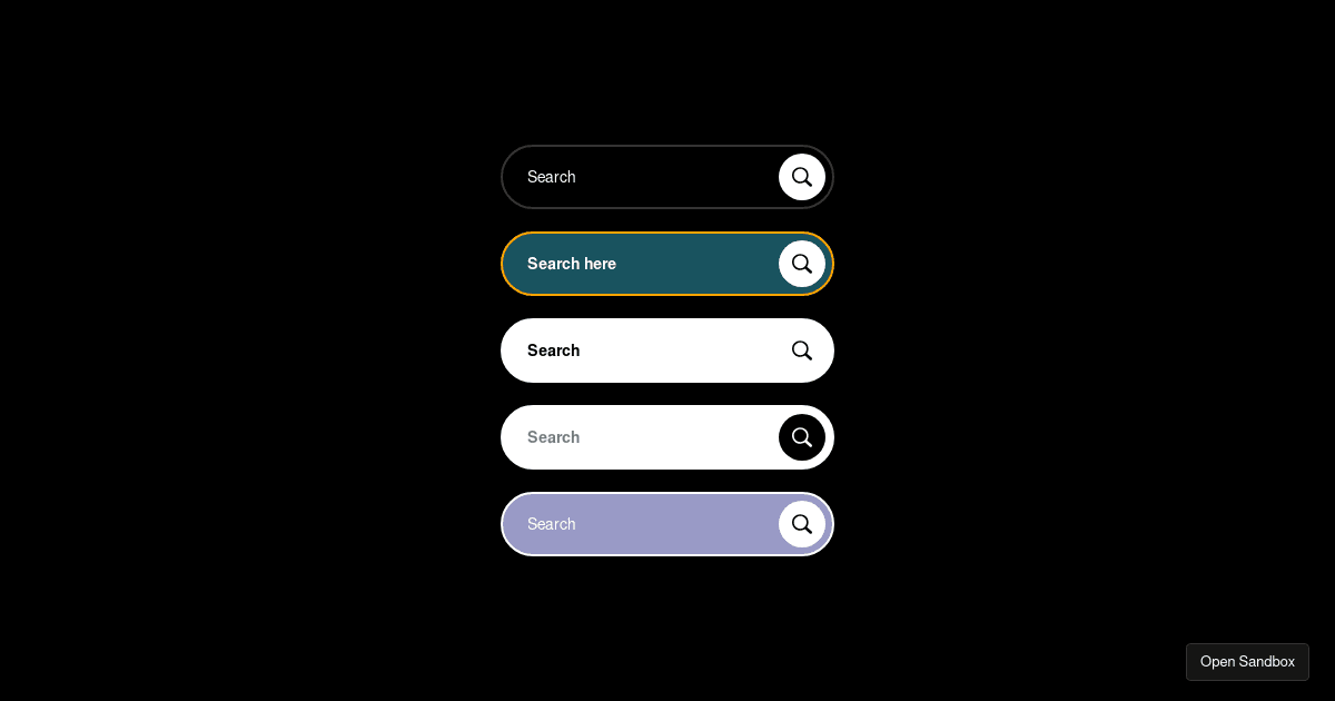 interactive-search-bar - Codesandbox