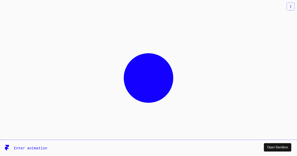 Framer Motion: Enter animation (forked) - Codesandbox