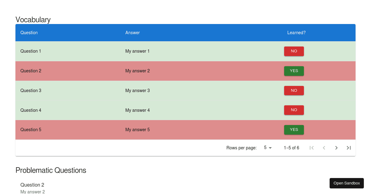 quizzical-antonelli-6jpxpr - Codesandbox