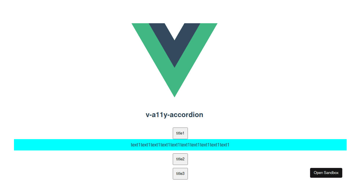 v-a11y-accordion - Codesandbox