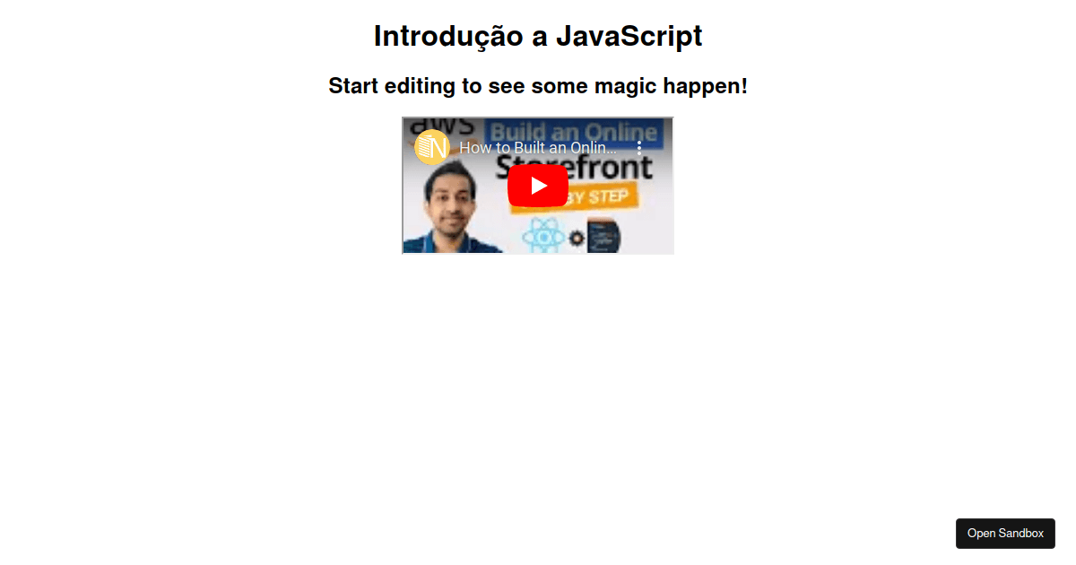 IntroJS - Codesandbox